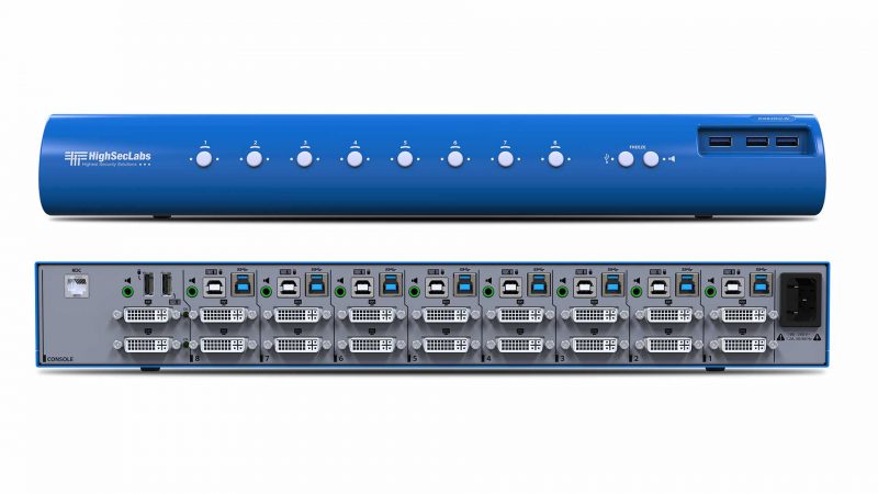 8 PORT DUAL-HEAD OFFICE KVM SWITCHES – HighSecLabs