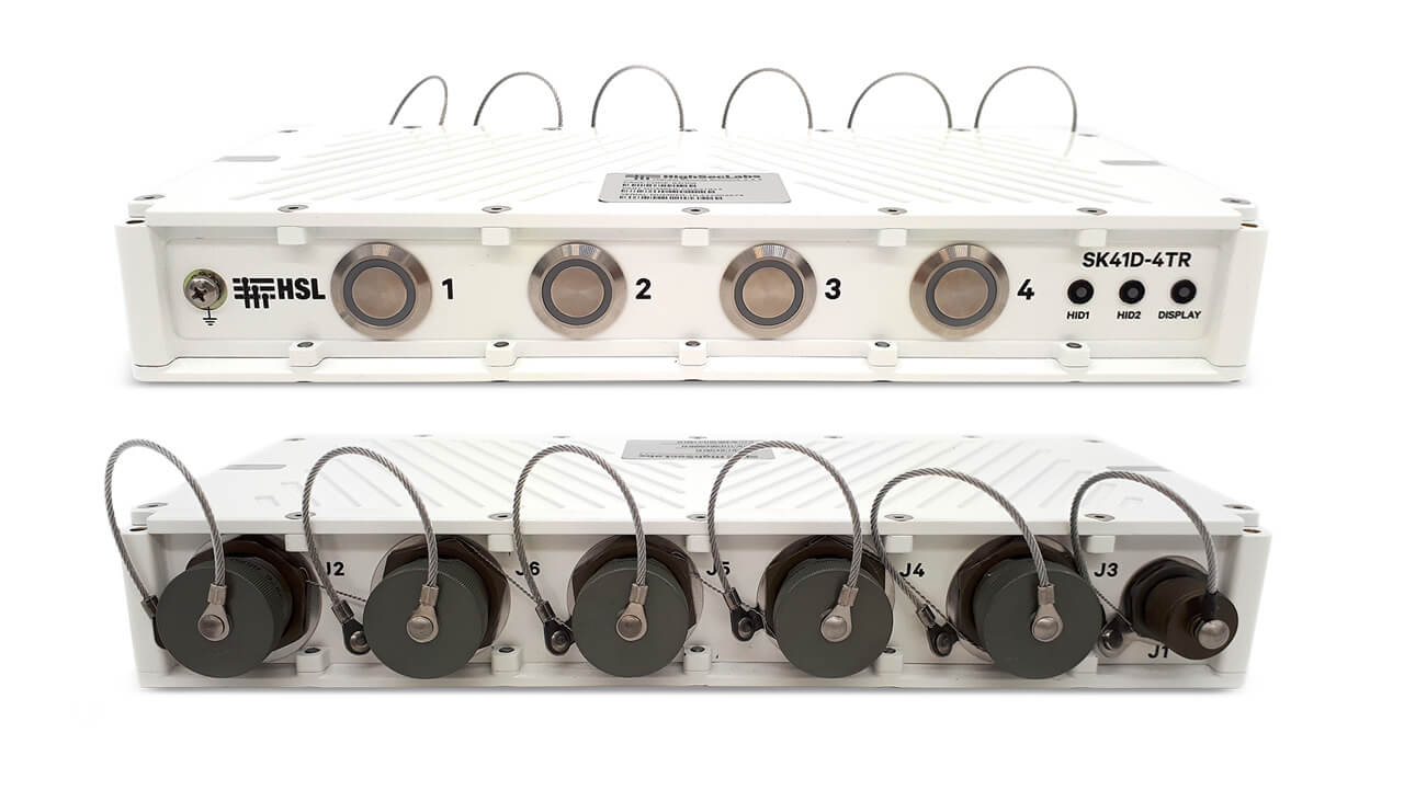 Secure Rugged 8-Port KVM Mini-Matrix – HighSecLabs